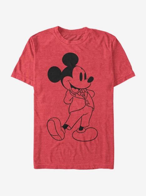 Disney Mickey Mouse Formal Mickey T-Shirt - RED | Hot Topic
