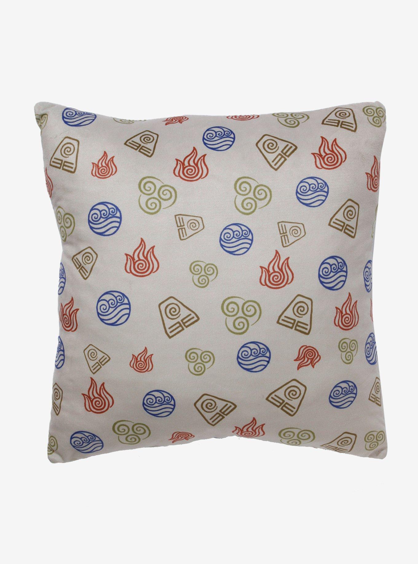 Avatar: The Last Airbender Nation Symbols Pillow | Hot Topic