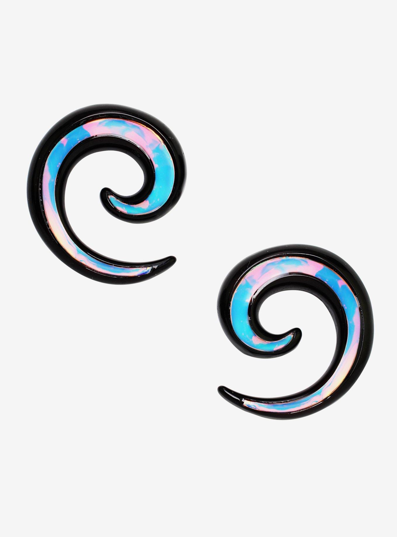 Acrylic Moon Spiral Plug 2 Pack | Hot Topic