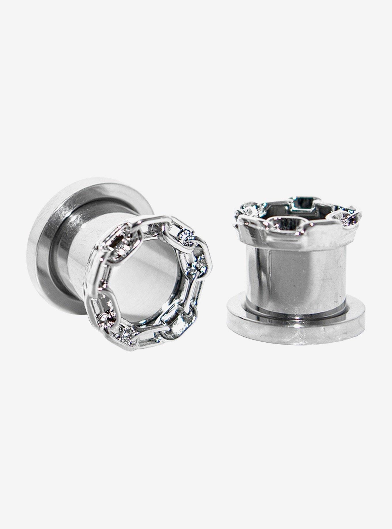 Steel Chain Wrapped Plug 2 Pack | Hot Topic