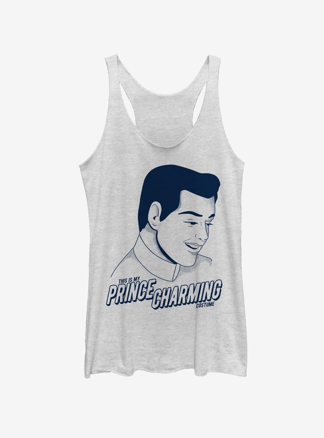 Disney Cinderella Prince Charming Costume Girls Tank - WHITE | Hot Topic