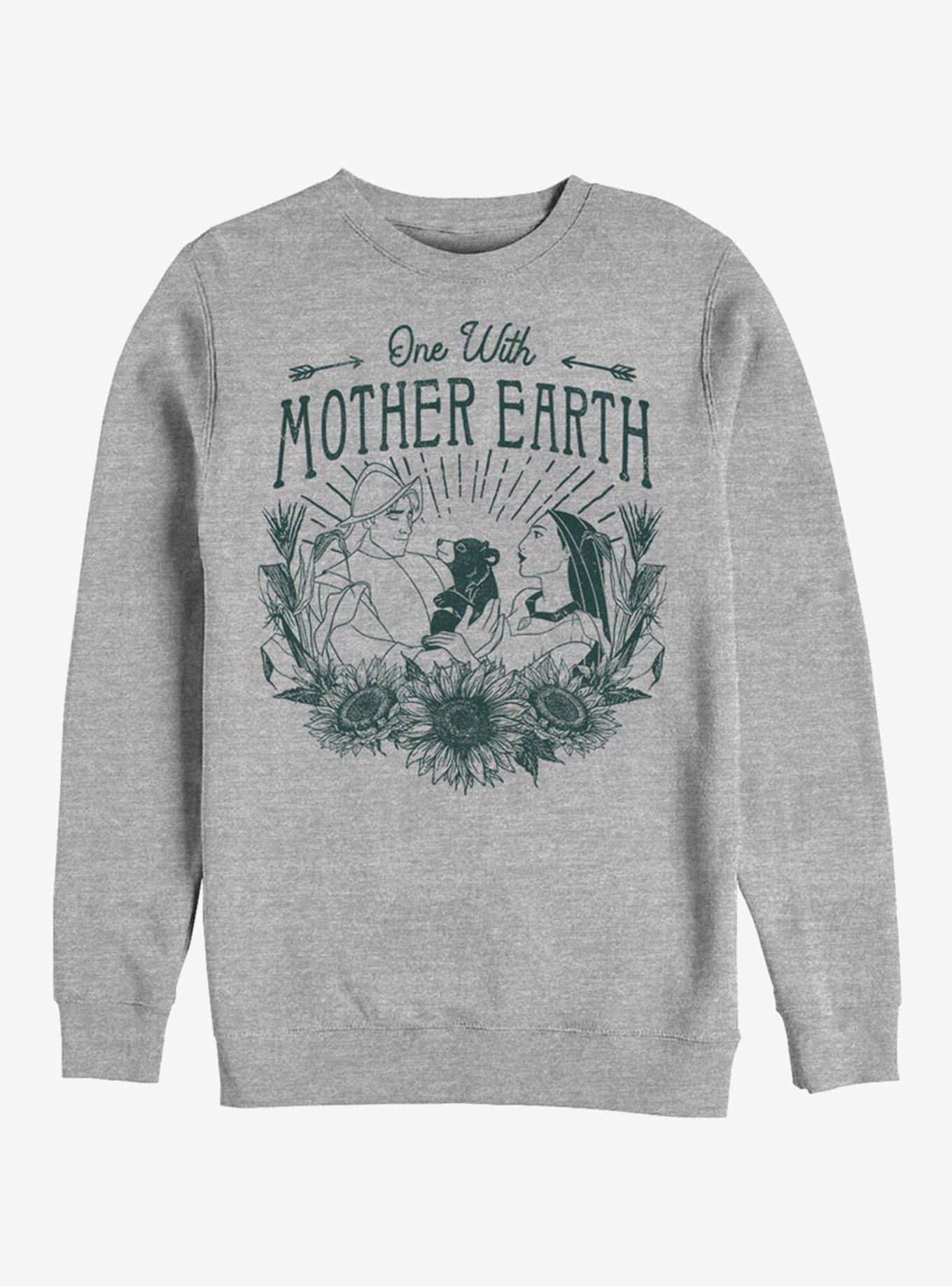 Disney Pocahontas Respect Earth Crew Sweatshirt - GREY | Hot Topic
