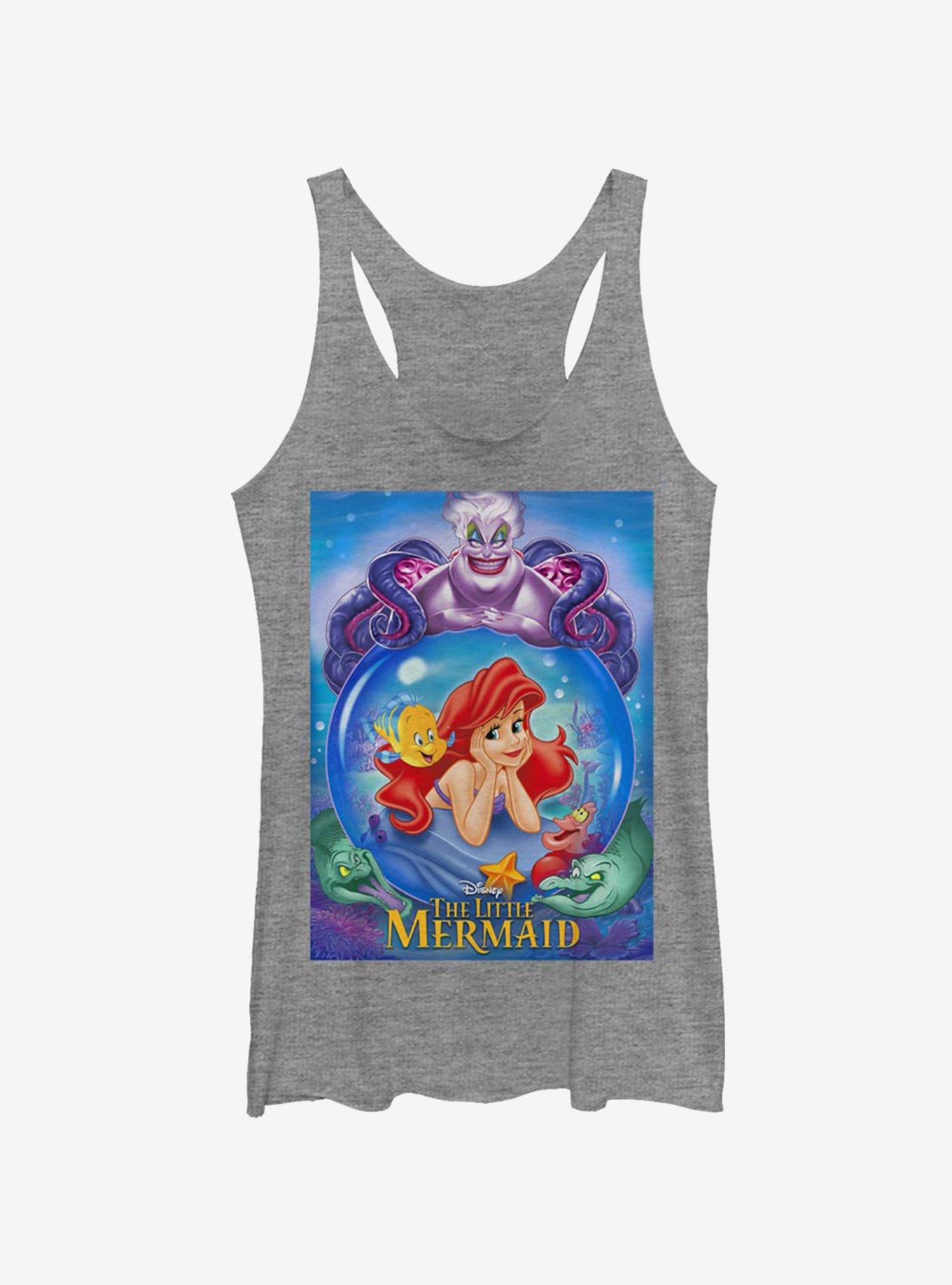 Disney The Little Mermaid Ariel And Ursula Girls Tank Grey Hot Topic