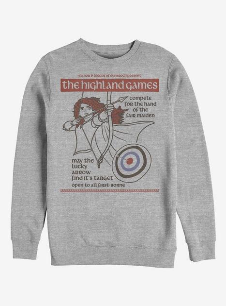 Disney Pixar Brave Highland Games Sweatshirt - GREY | BoxLunch