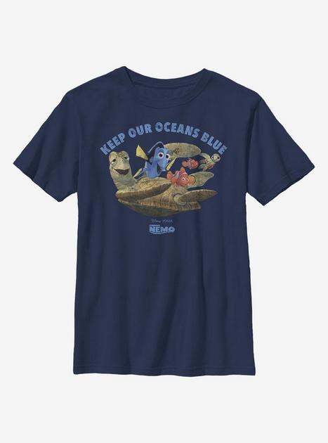 Disney Pixar Finding Nemo Ocean Youth T-Shirt - BLUE | BoxLunch