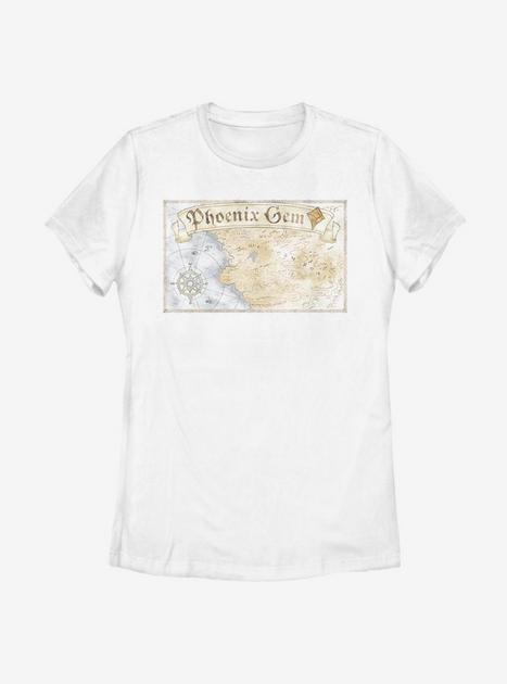 Disney Pixar Onward Phoenix Gem Map Womens T-Shirt - WHITE | BoxLunch