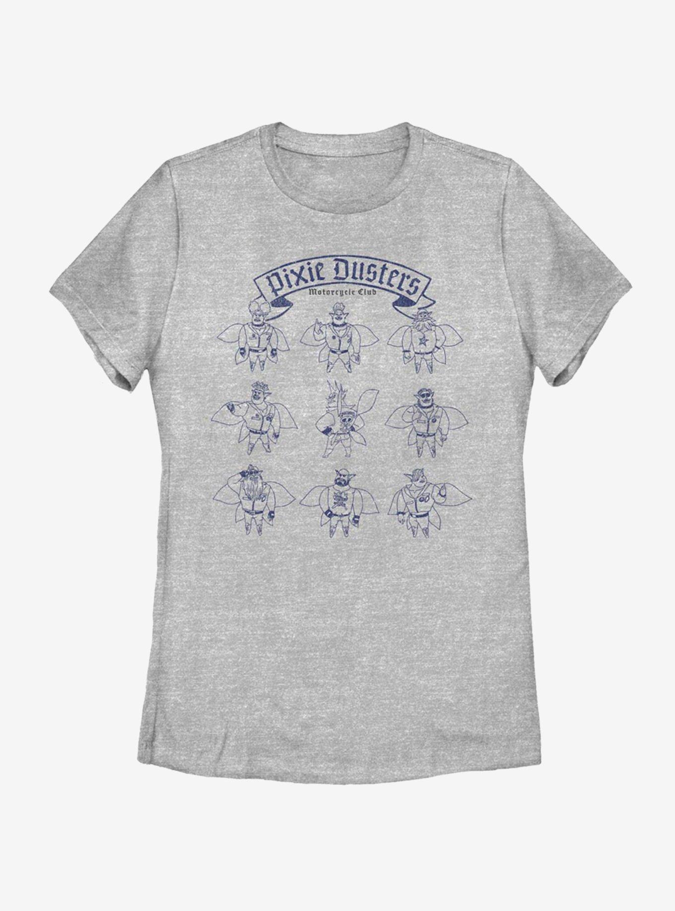 Disney Pixar Onward Sprites Textbook Womens T Shirt Grey Boxlunch