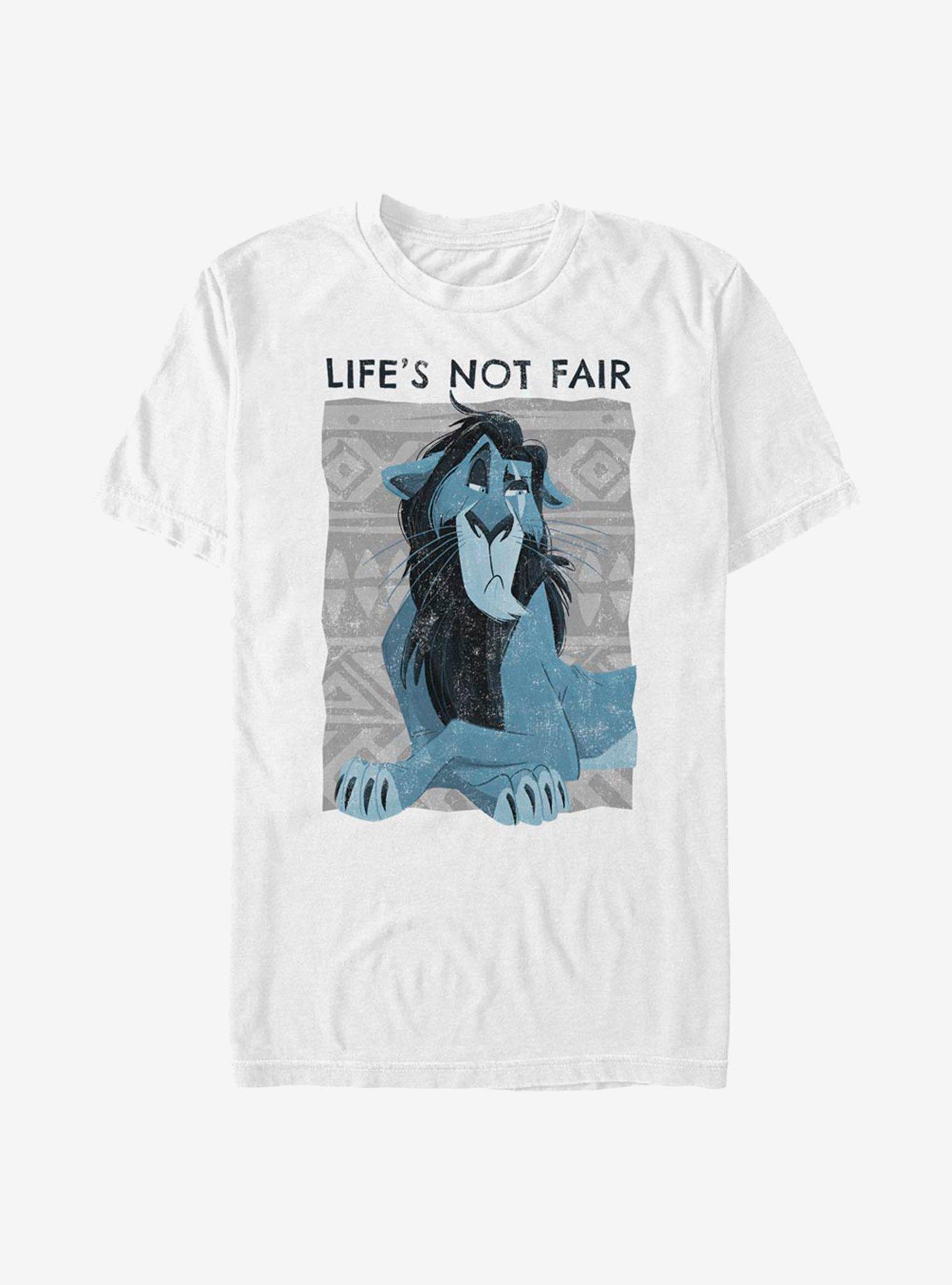 Disney The Lion King Scar Not Fair T-Shirt - WHITE | BoxLunch
