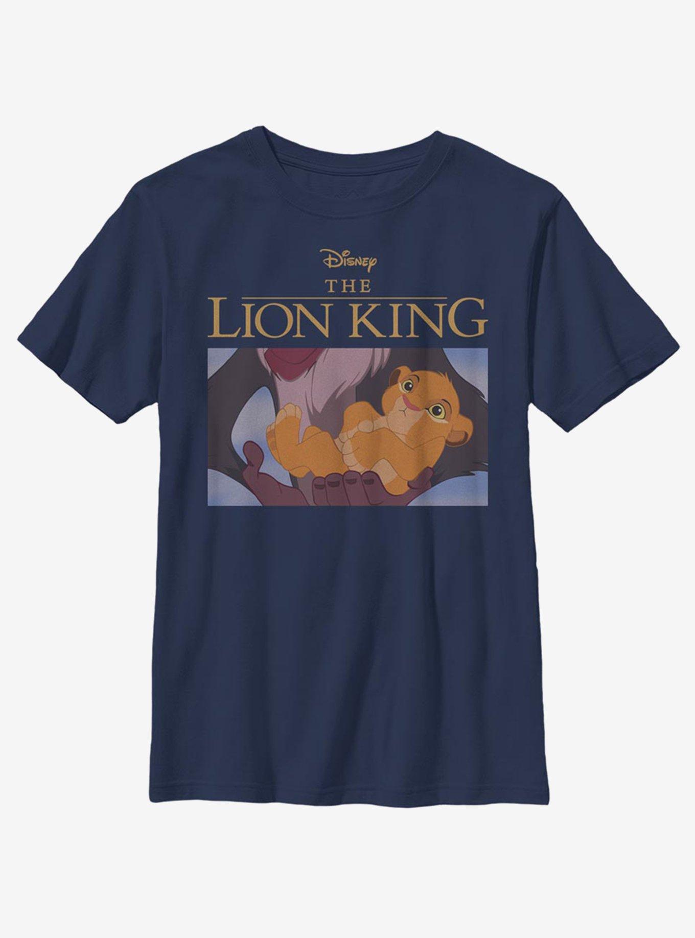 Disney The Lion King Rafiki Baby Simba Youth T-Shirt - BLUE | BoxLunch