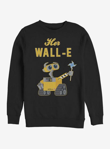 Disney Pixar WALL-E Her Wall-E Sweatshirt - BLACK | BoxLunch