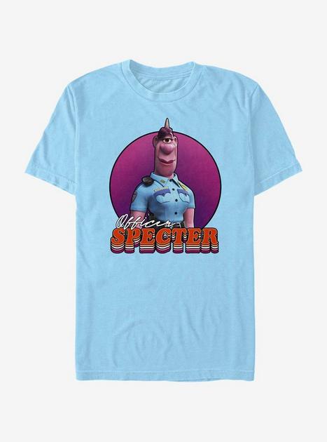 Disney Pixar Onward Officer Specter Hero Shot T-Shirt - BLUE | Hot Topic