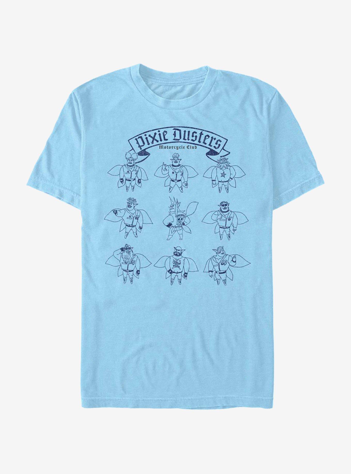 Disney Pixar Onward Sprites Textbook T Shirt Blue Hot Topic