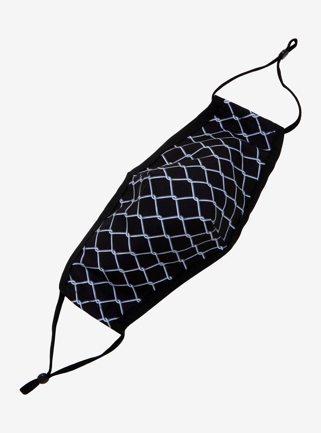 Chain Link Adjustable Fashion Face Mask With Filter Pocket | Hot Topic