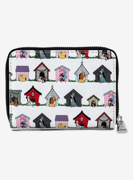 Loungefly Disney Dogs Doghouse Allover Print Small Zip Wallet | BoxLunch