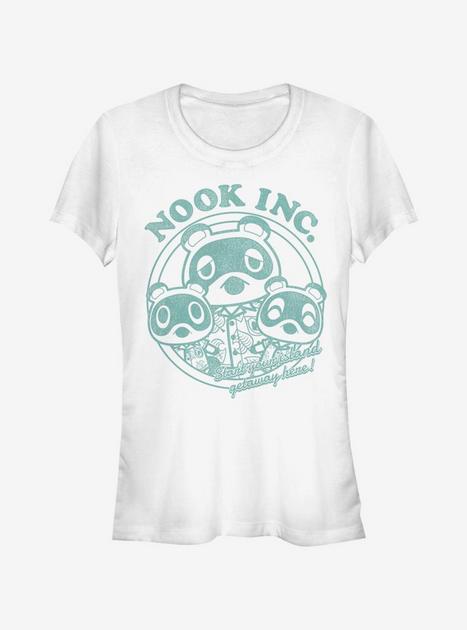 Animal Crossing Nook Inc. Getaway Girls T-Shirt - WHITE | Hot Topic