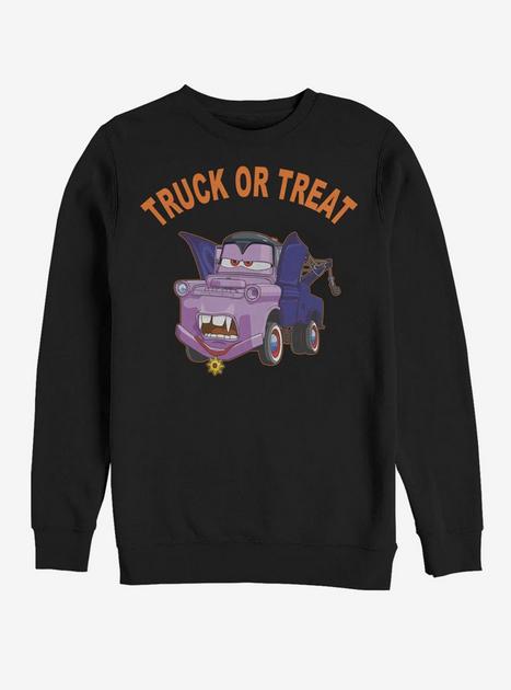 Disney Pixar Cars Mater Truck Or Treat Color Sweatshirt - BLACK | Hot Topic
