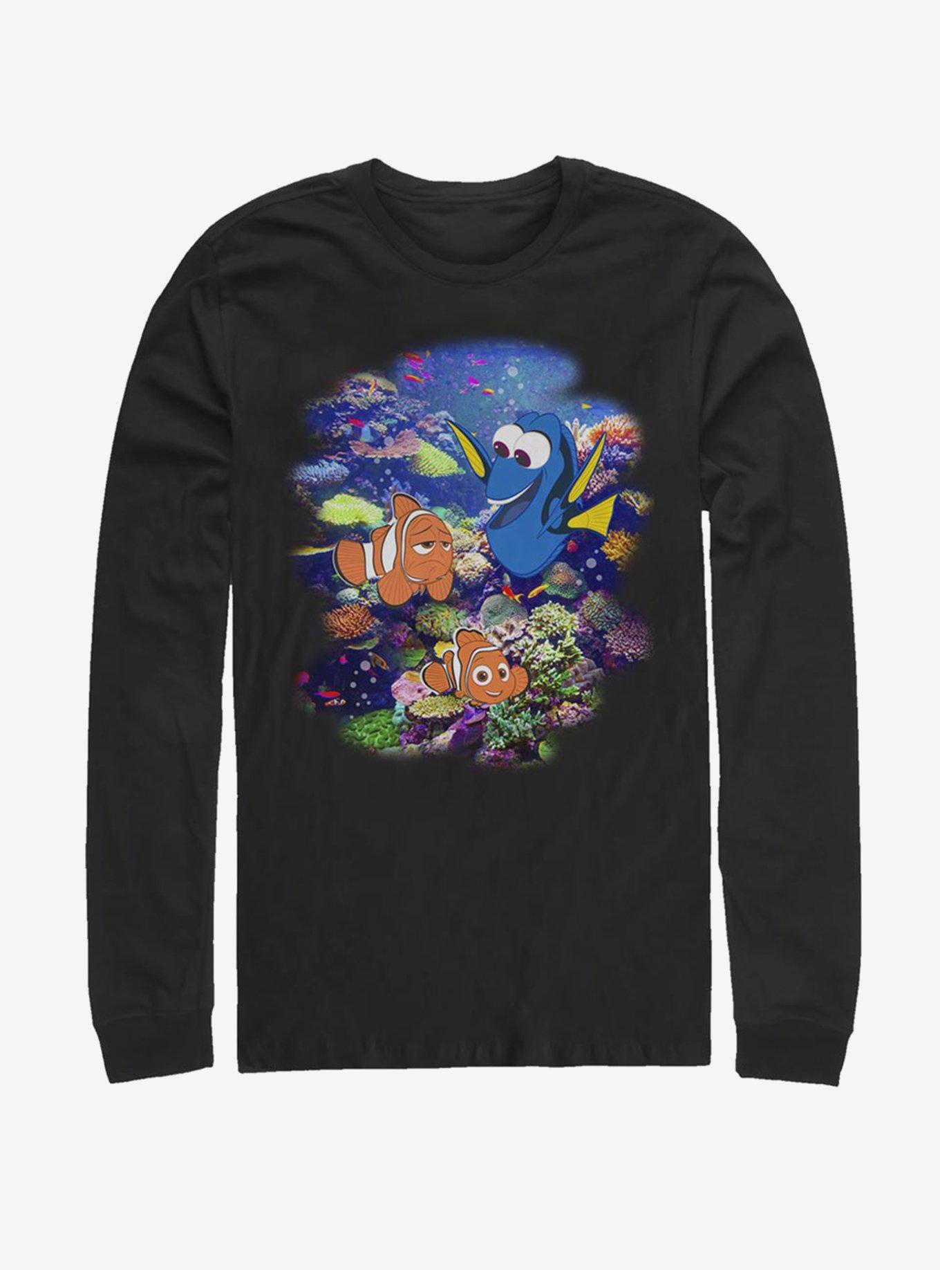 Disney Pixar Finding Dory Reef Dory Long-Sleeve T-Shirt - BLACK | Hot Topic