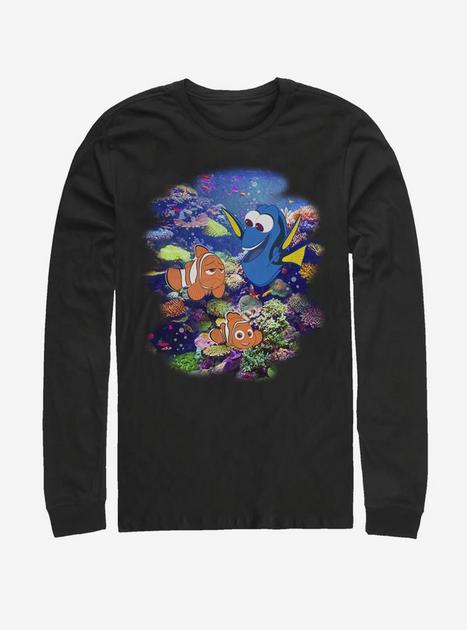 Disney Pixar Finding Dory Reef Dory Long-Sleeve T-Shirt - BLACK | Hot Topic