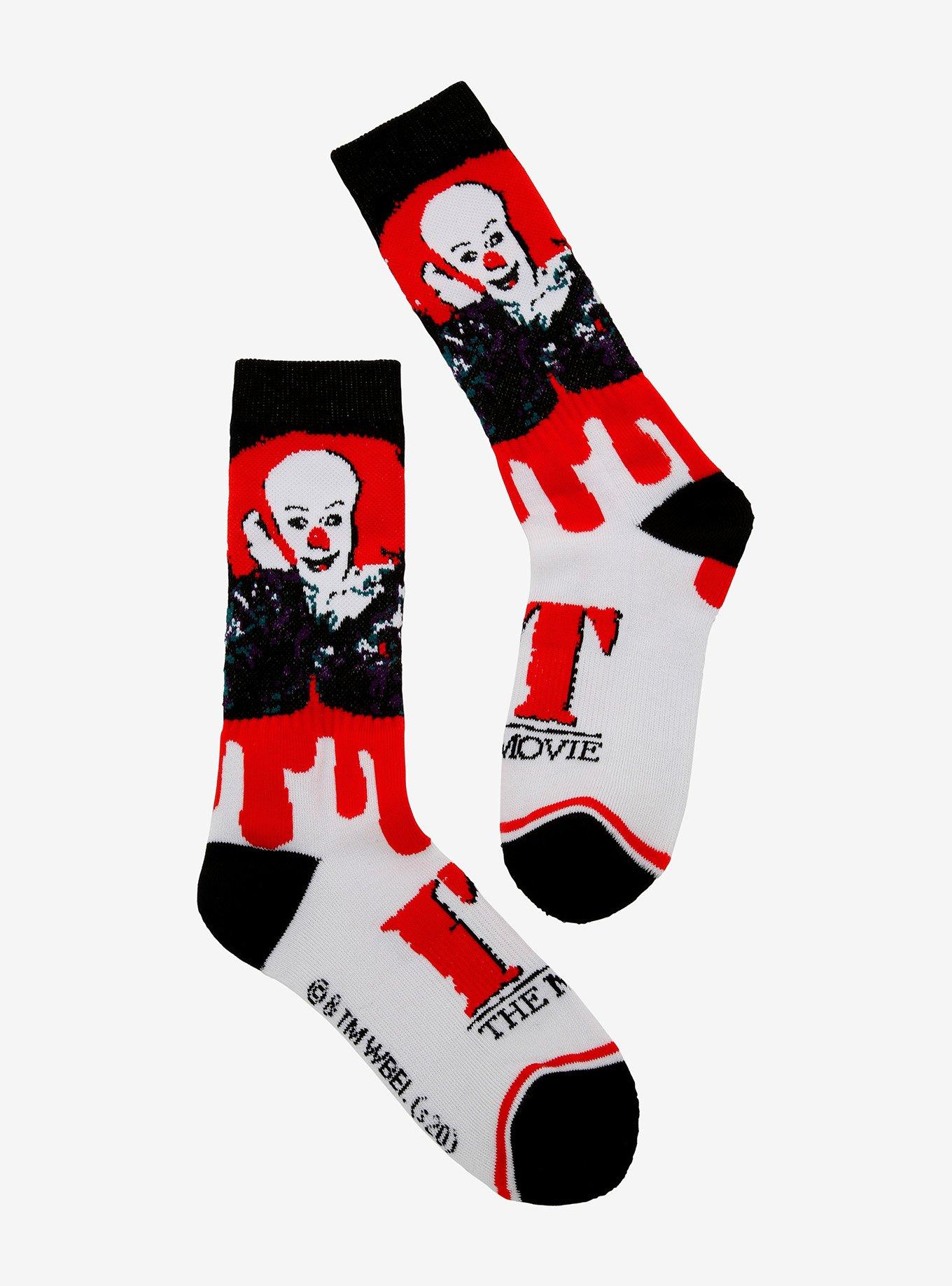 IT Pennywise Drip Crew Socks | Hot Topic