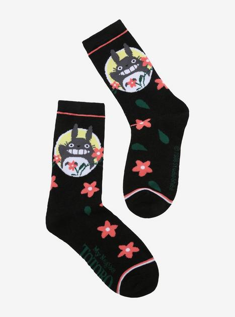 Studio Ghibli My Neighbor Totoro Flower Crew Socks | Hot Topic