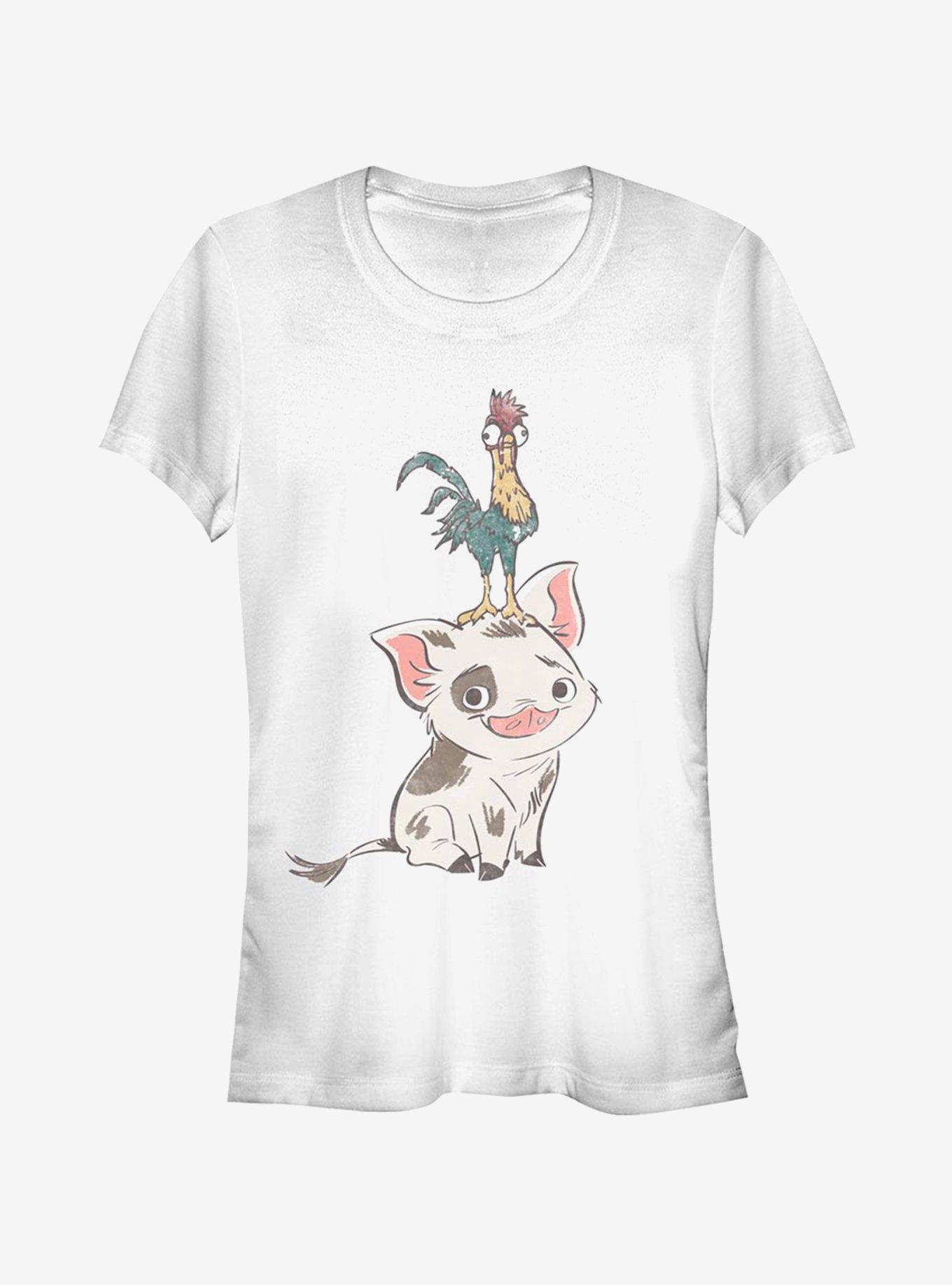 Disney Moana Pua Girls T-Shirt - WHITE | Hot Topic
