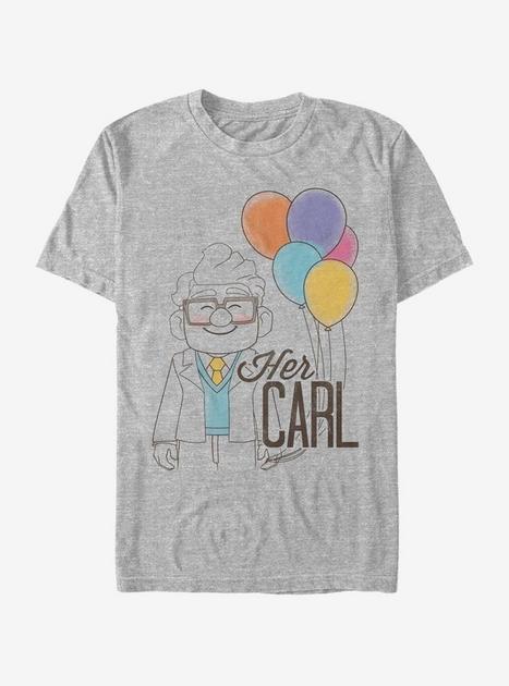 Disney Pixar Up Her Carl T-Shirt - GREY | Hot Topic
