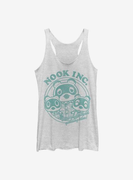 Animal Crossing: New Horizons Nook Inc. Getaway Womens Tank Top - WHITE ...