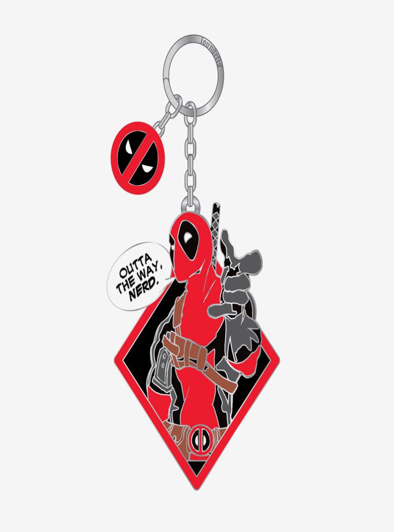 Loungefly Marvel Deadpool Comic Key Chain | Hot Topic