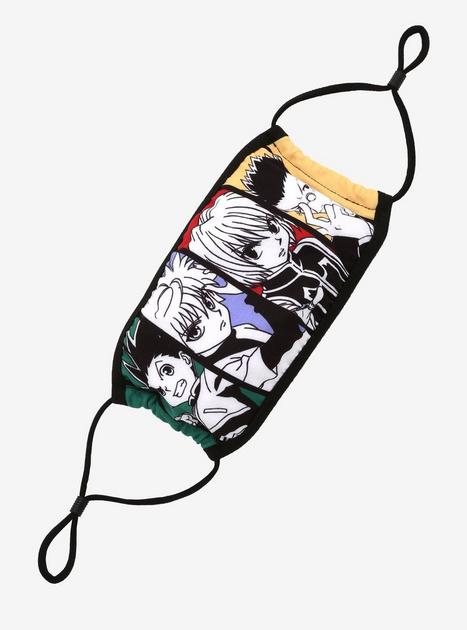 Hunter X Hunter Character Panel Fashion Face Mask | Hot Topic