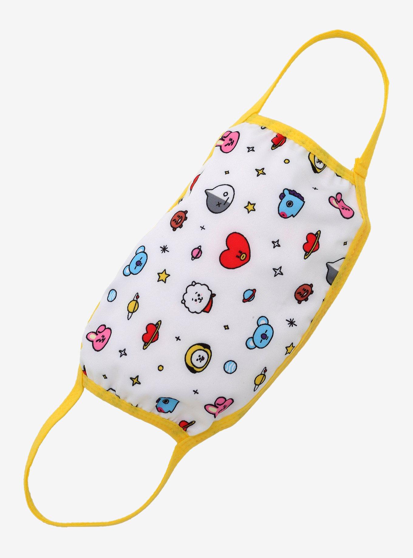 BT21 Characters & Stars Fashion Face Mask | Hot Topic