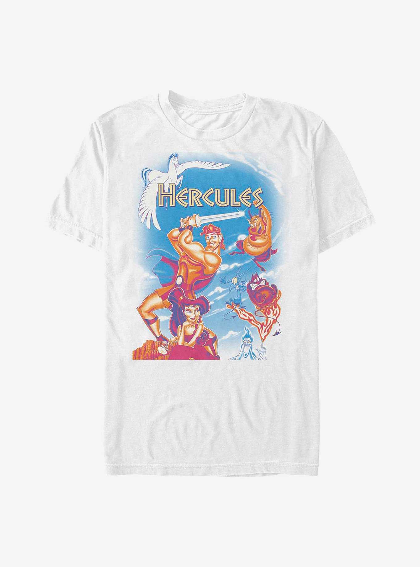 Disney Hercules Box Fade T-Shirt - WHITE | BoxLunch