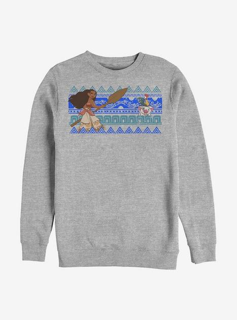 Disney Moana Sidekick Pets Sweatshirt - GREY | BoxLunch