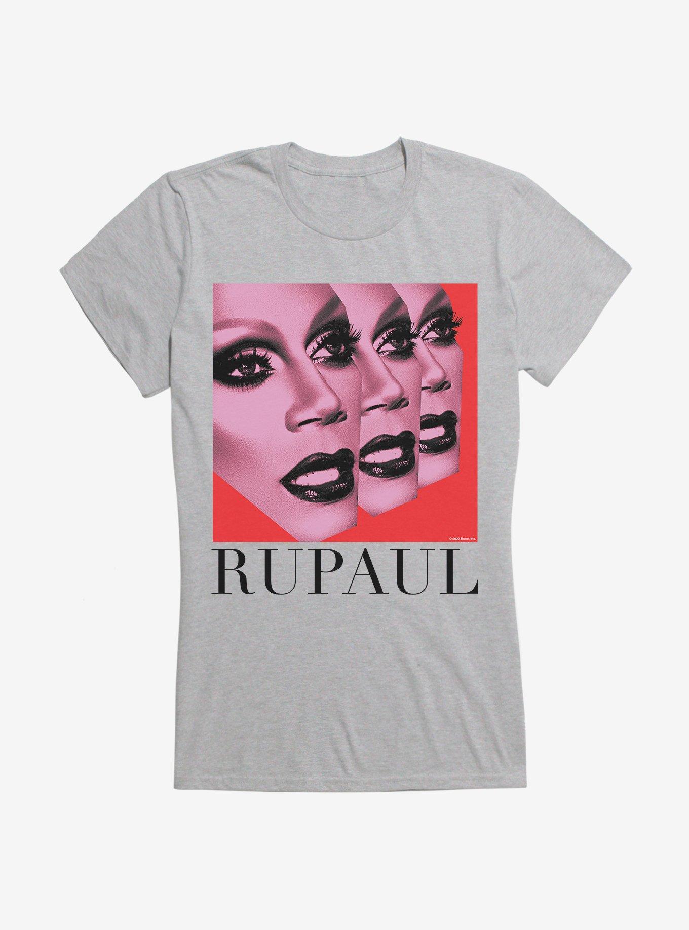 RuPaul Face Repeat Girls T-Shirt | Hot Topic