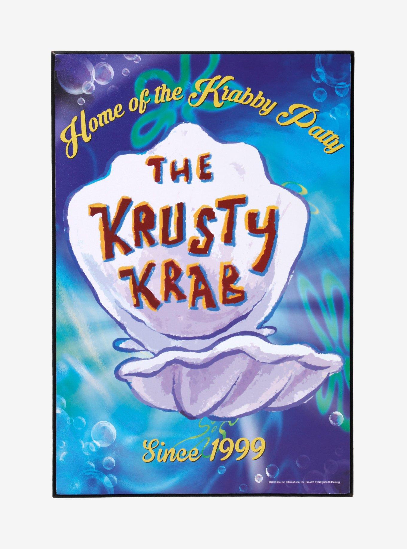 SpongeBob SquarePants Krusty Krab Sign Wood Wall Art | Hot Topic