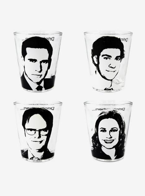 The Office Quotes Mini Glass Set | Hot Topic