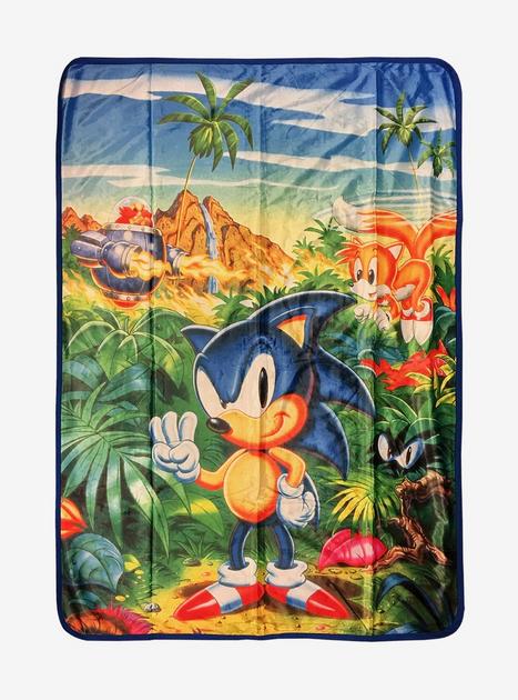 Sonic The Hedgehog Jungle Throw Blanket | Hot Topic