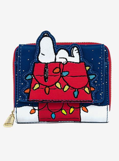 Loungefly Peanuts Snoopy on Doghouse Small Zip Wallet | BoxLunch