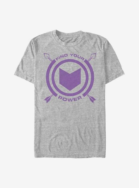 Marvel Hawkeye Power Of Hawkeye T-Shirt - GREY | Hot Topic