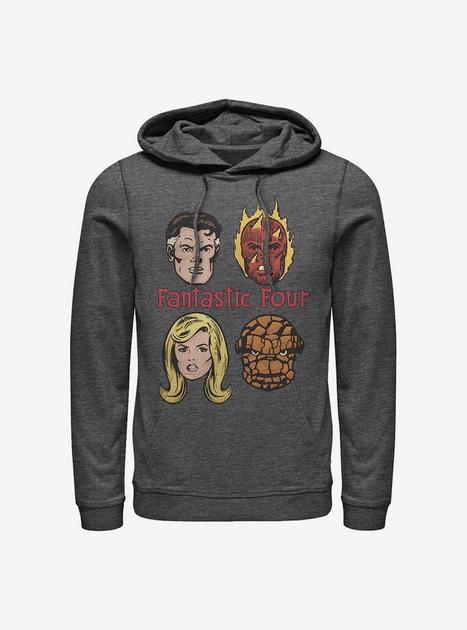 Marvel Fantastic Four Fantastic Four Hoodie - GREY | Hot Topic
