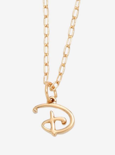 Disney Initial Gold Necklace - BoxLunch Exclusive | BoxLunch