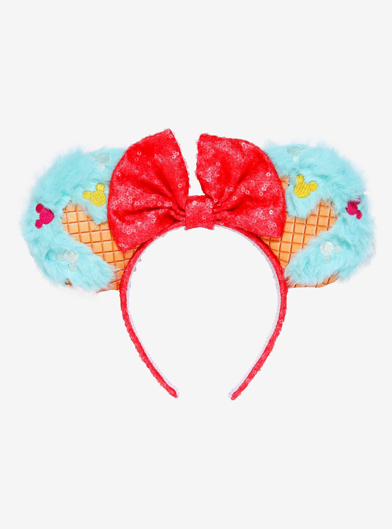 Disney Minnie Mouse Ice Cream Cone Ear Headband - BoxLunch Exclusive ...