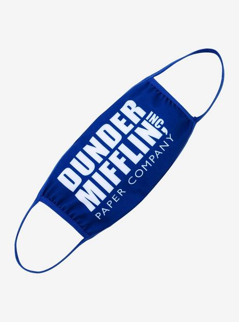 The Office Dunder Mifflin Blue Fashion Face Mask | Hot Topic