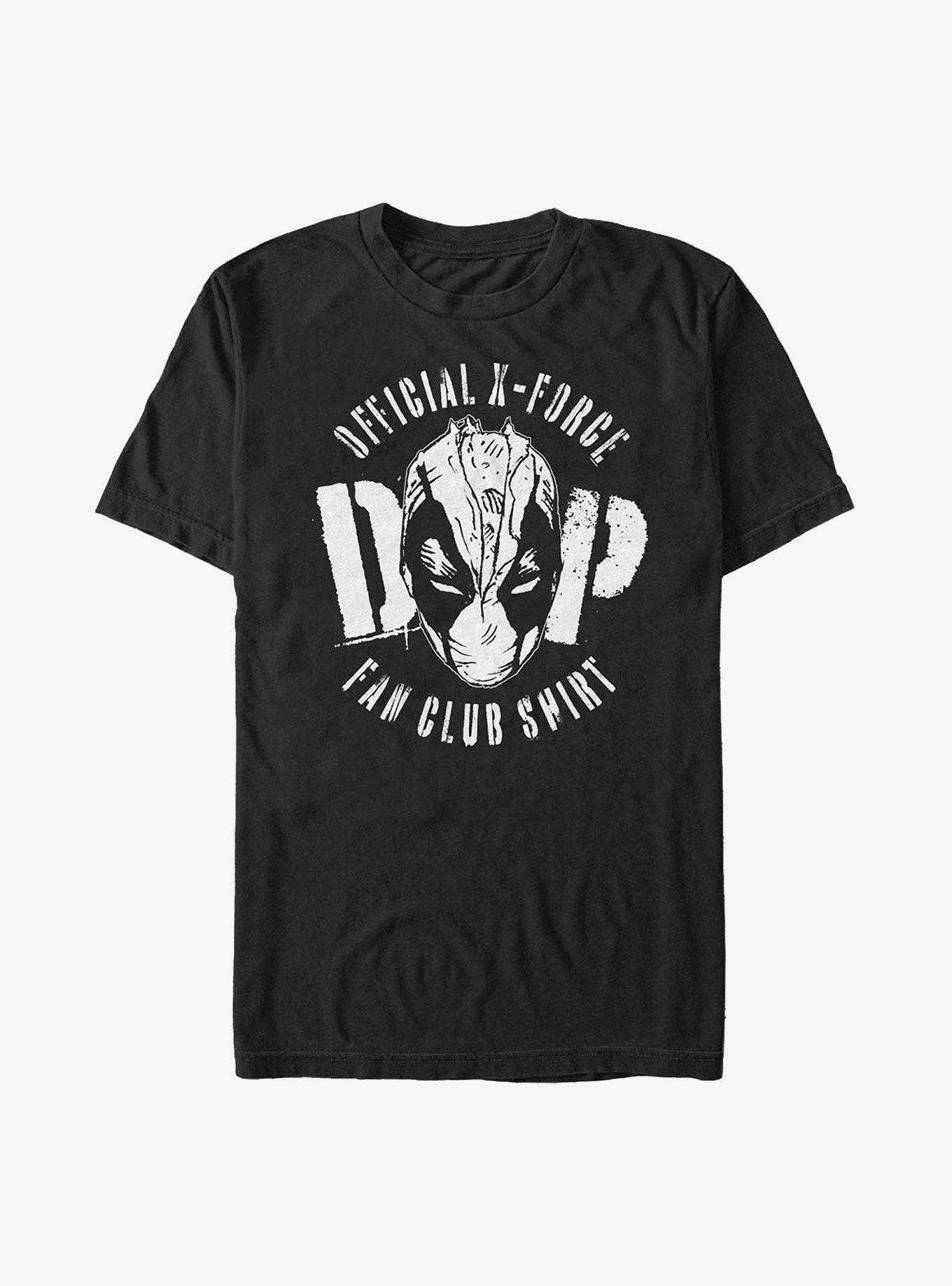 Marvel Deadpool Official Club T-Shirt - BLACK | BoxLunch