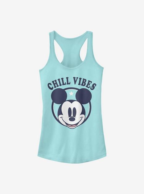 Disney Mickey Mouse Chill Vibes Girls Tank - BLUE | Hot Topic