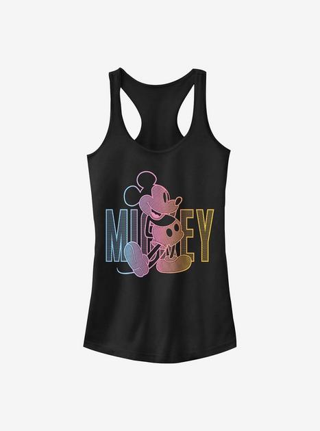 Disney Mickey Mouse Gradient Mickey Girls Tank - BLACK | Hot Topic