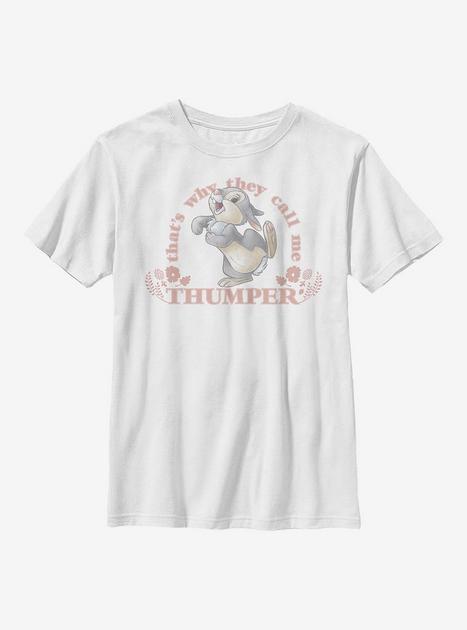 Disney Bambi Call Me Thumper Youth T-Shirt - WHITE | BoxLunch