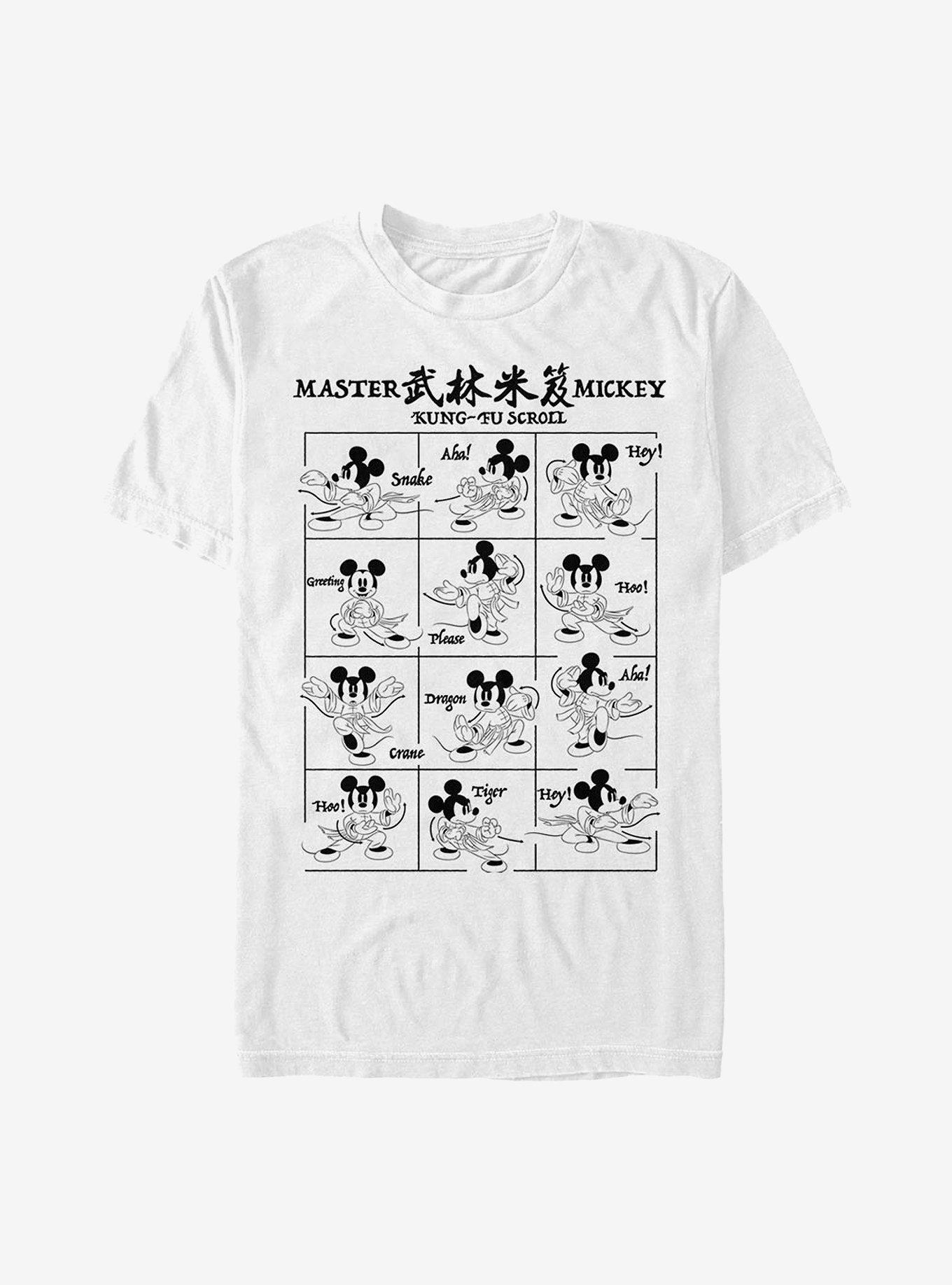 Disney Mickey Mouse Kung Fu Mickey T-Shirt - WHITE | BoxLunch