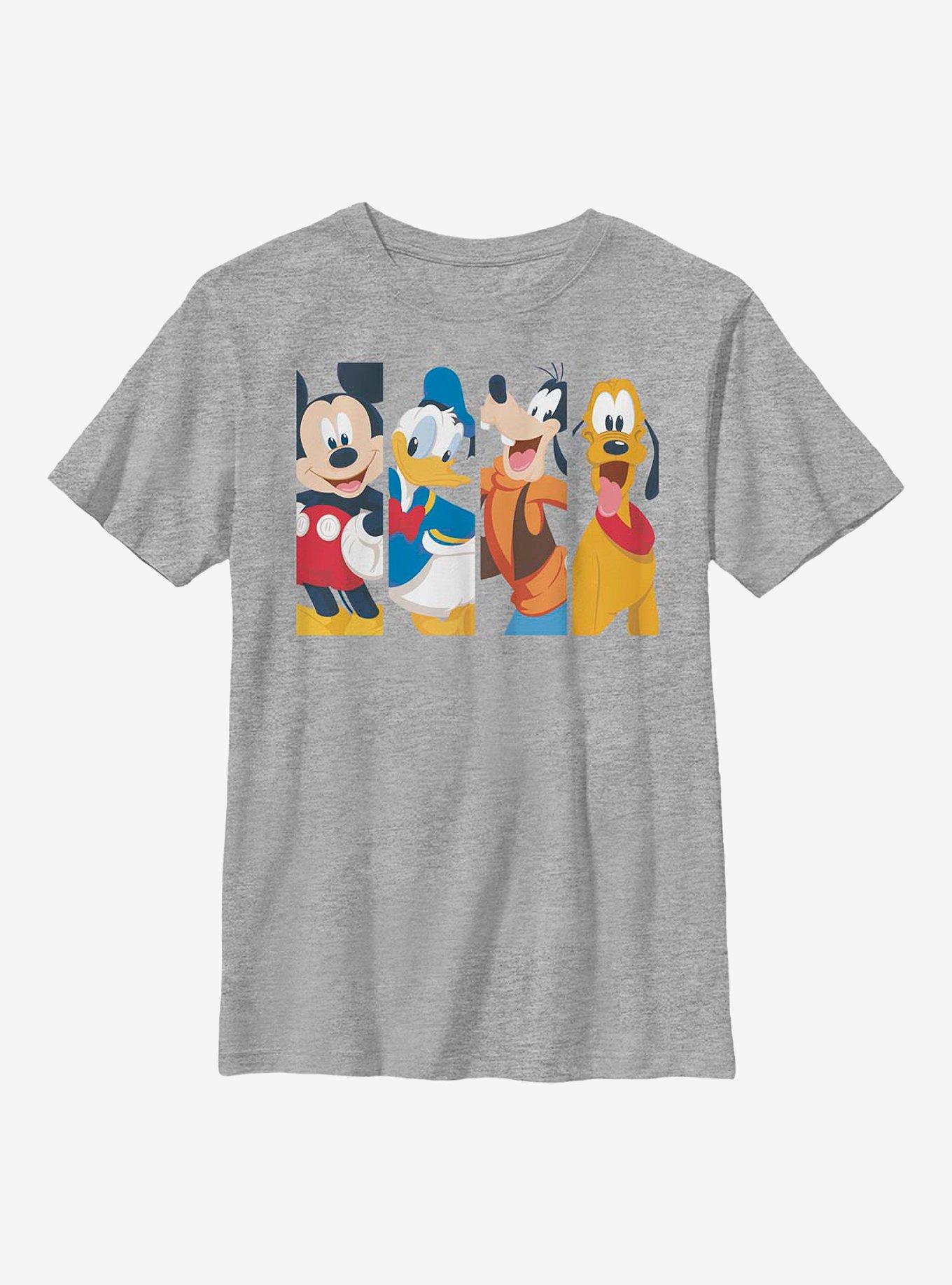 Disney Mickey Mouse Bro Time Youth T-Shirt - GREY | BoxLunch