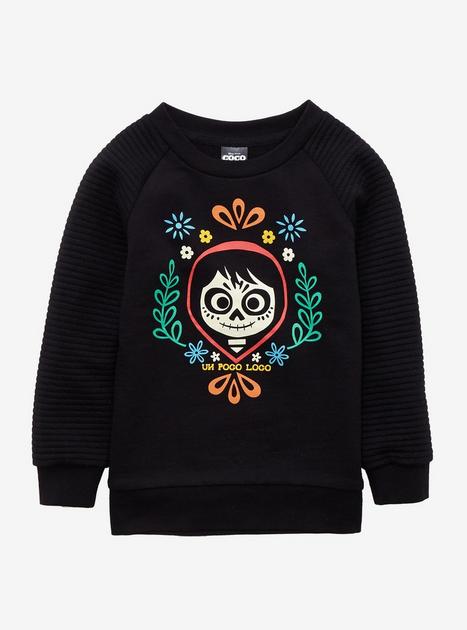 Disney Pixar Coco Un Poco Loco Toddler Crewneck - BoxLunch Exclusive ...