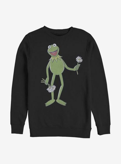 Disney The Muppets Big Kermit Sweatshirt - BLACK | BoxLunch